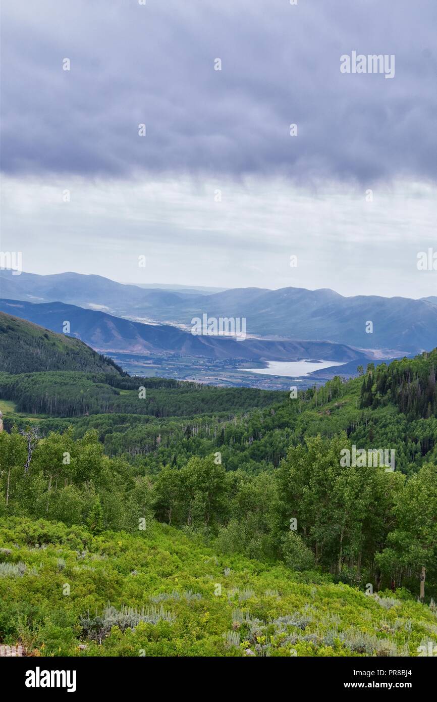 Guardsman Pass views of Panoramic Landscape of the Pass, Midway and ...