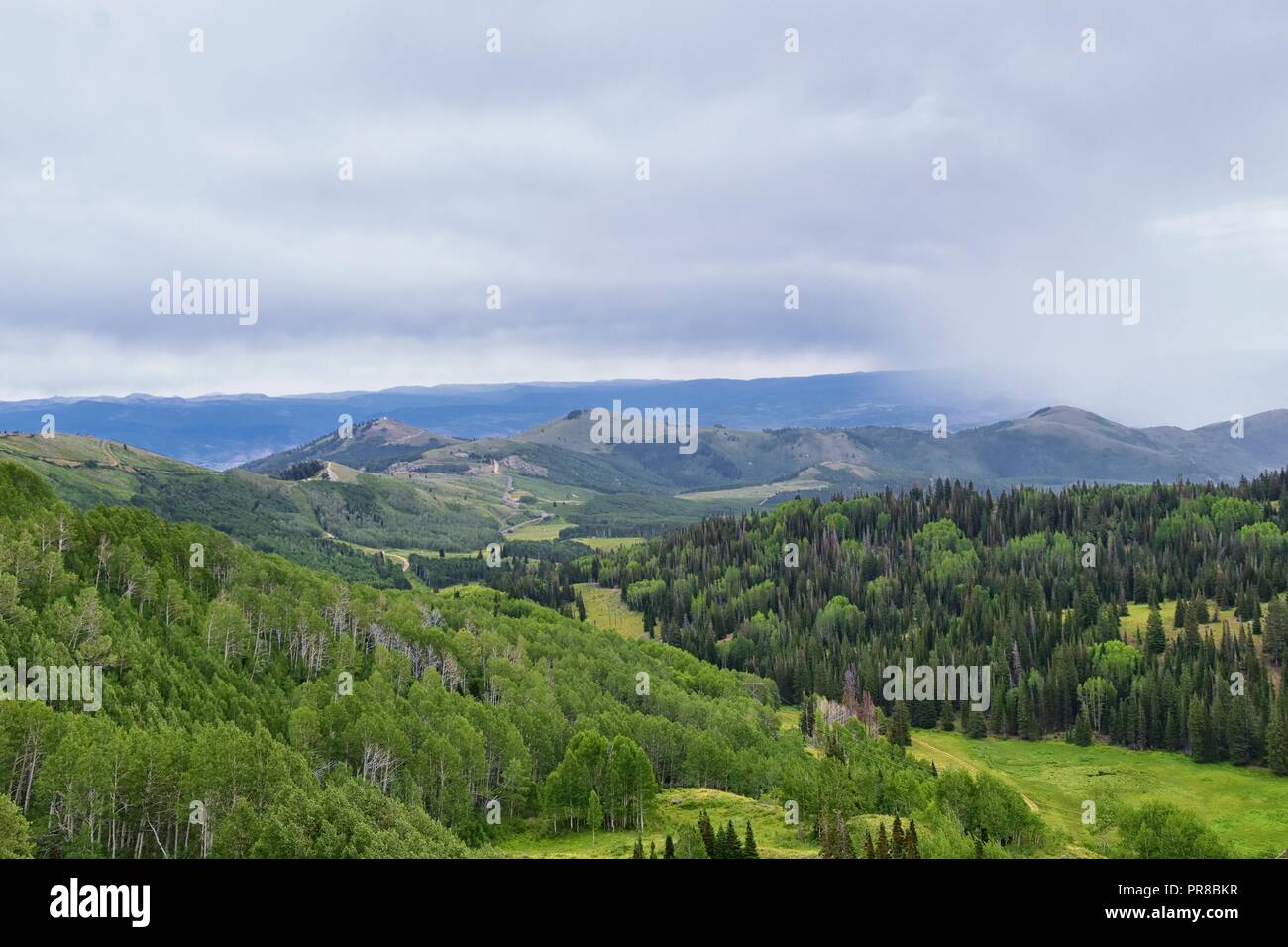 Guardsman Pass views of Panoramic Landscape of the Pass, Midway and ...