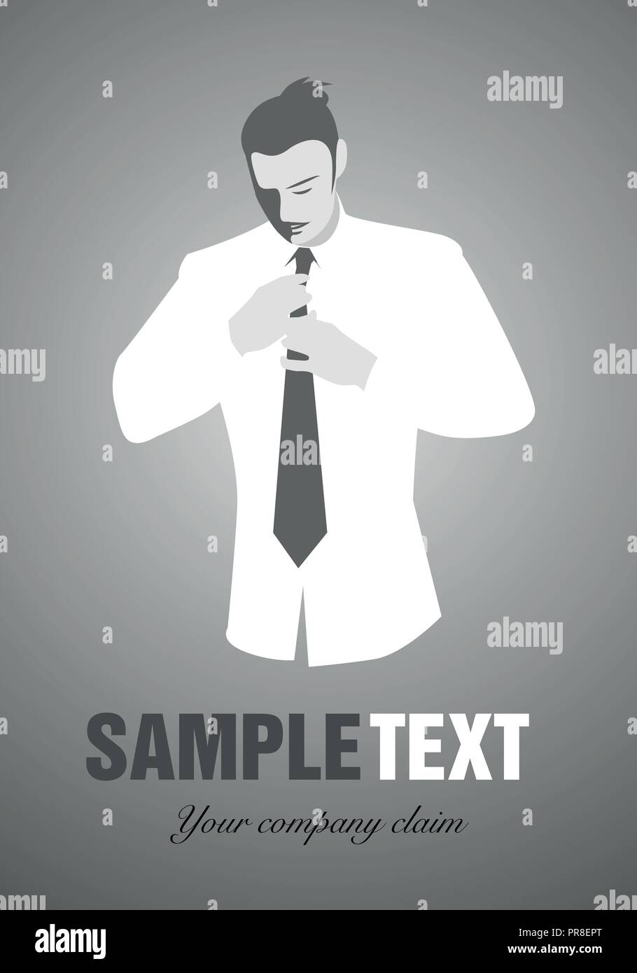 Man dressed in vintage white Stock Vector Images - Alamy