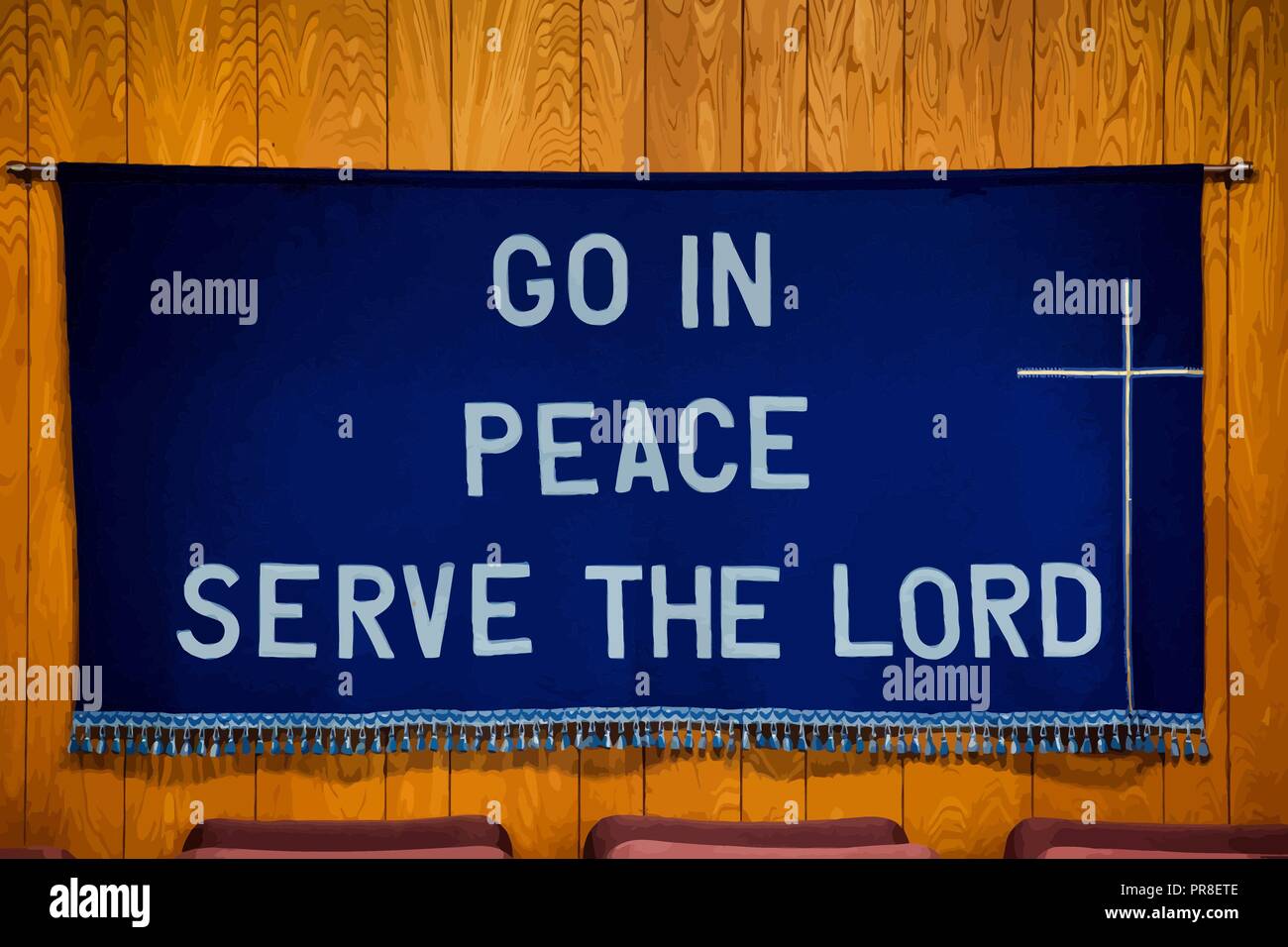 Serve god sign hi-res stock photography and images - Alamy