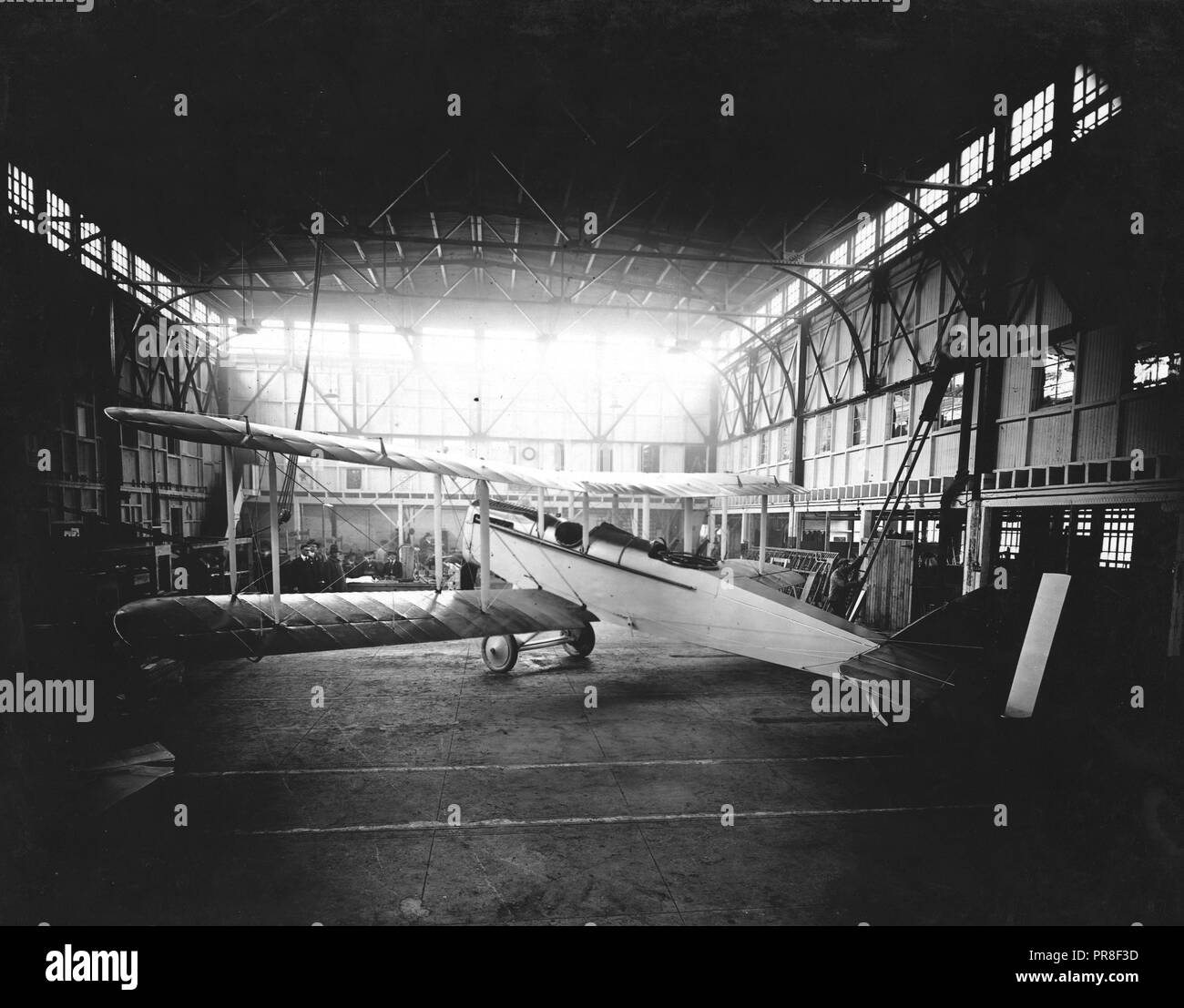 Vintage airplane production Black and White Stock Photos & Images - Alamy