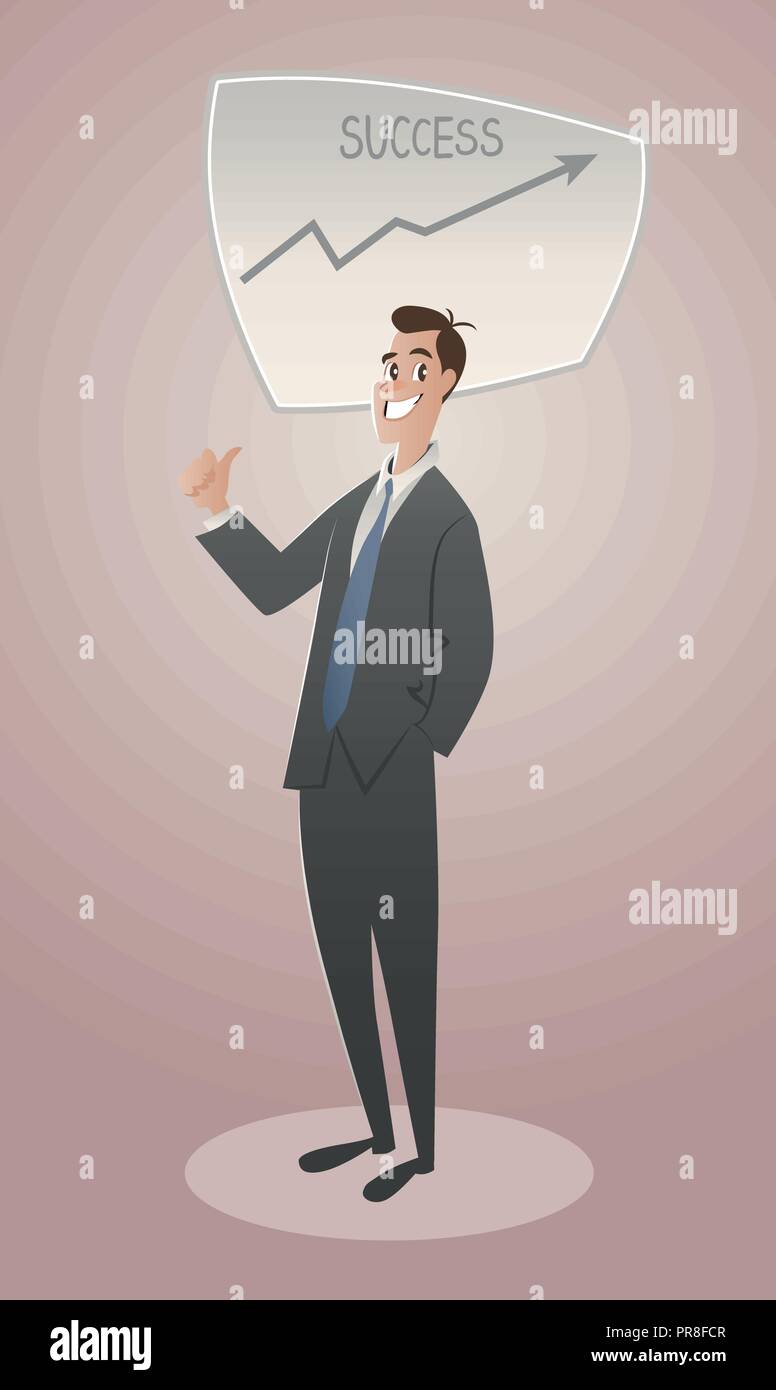 Cartoon proud man hi-res stock photography and images - Alamy