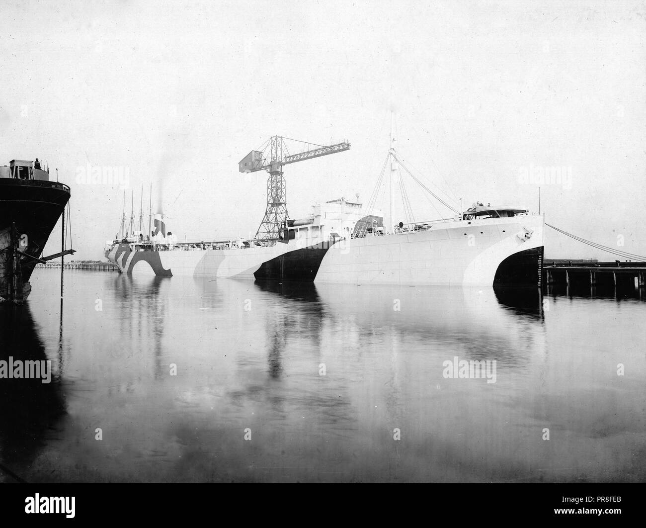 Oil Tanker Ampetco which has built at the Sparrows Point Plant ...