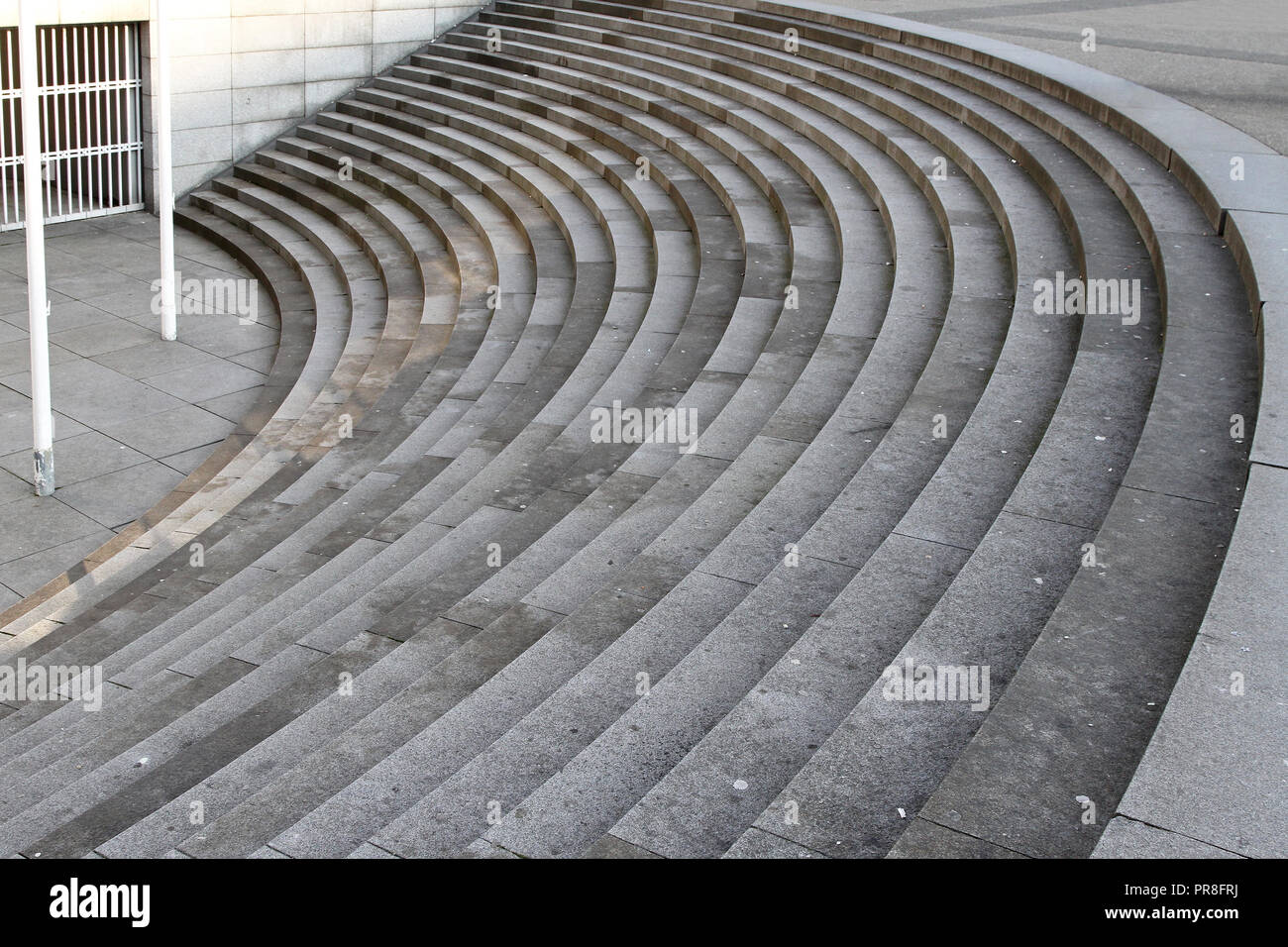 Outdoor amphitheatre seating stairs in oval shape Stock Photo - Alamy