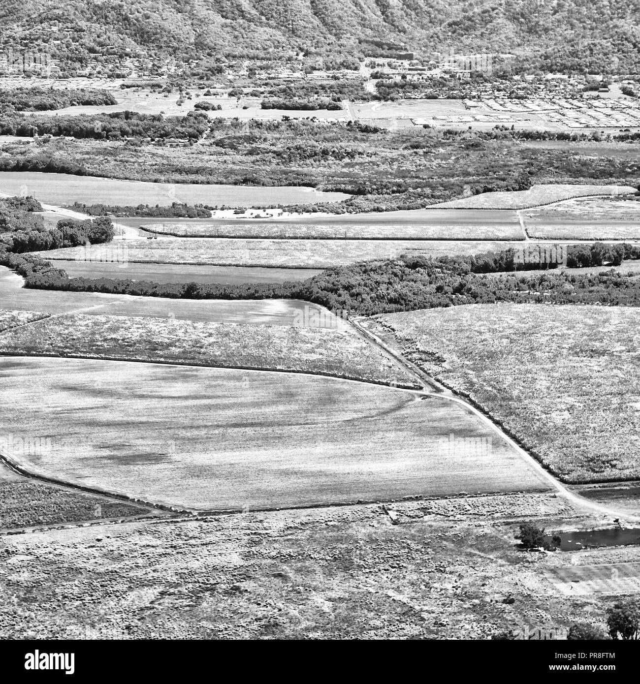 texture in australia field of colutivation from the high Stock Photo ...