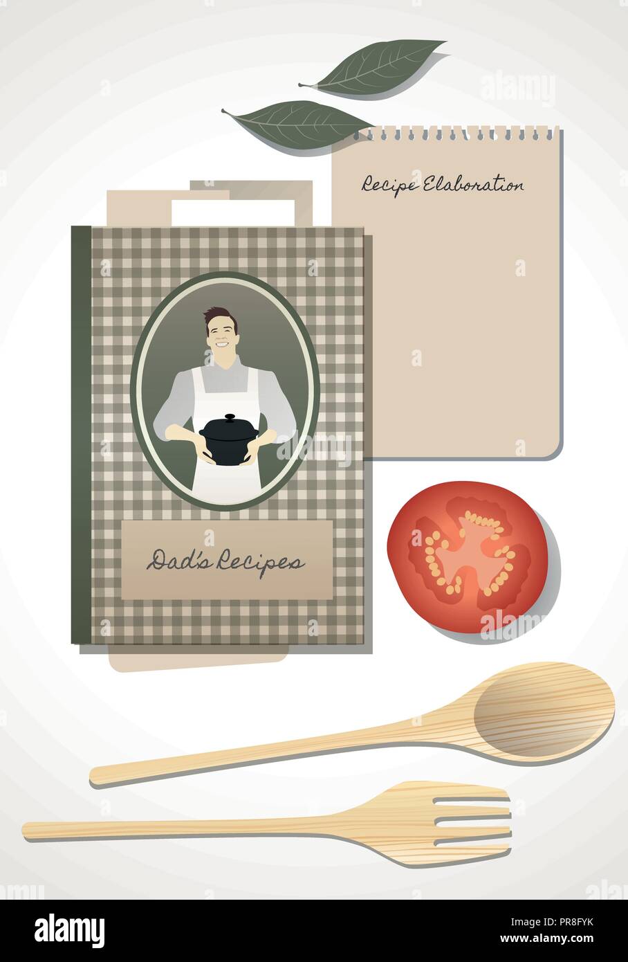 Cookbook Stock Vector Images - Alamy