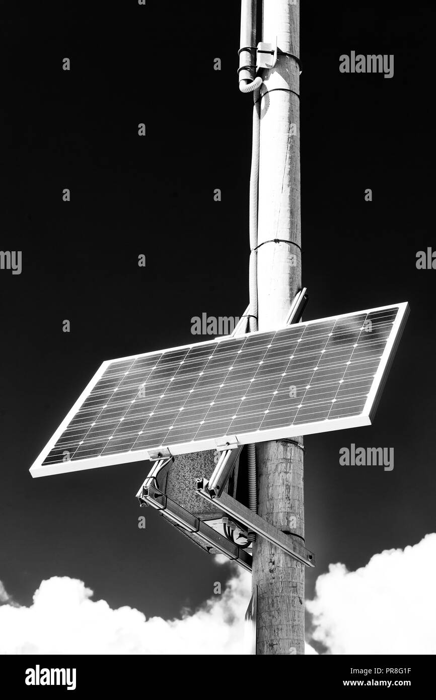 solar cell and cloud in the sky like concept of energy sustainable and ...