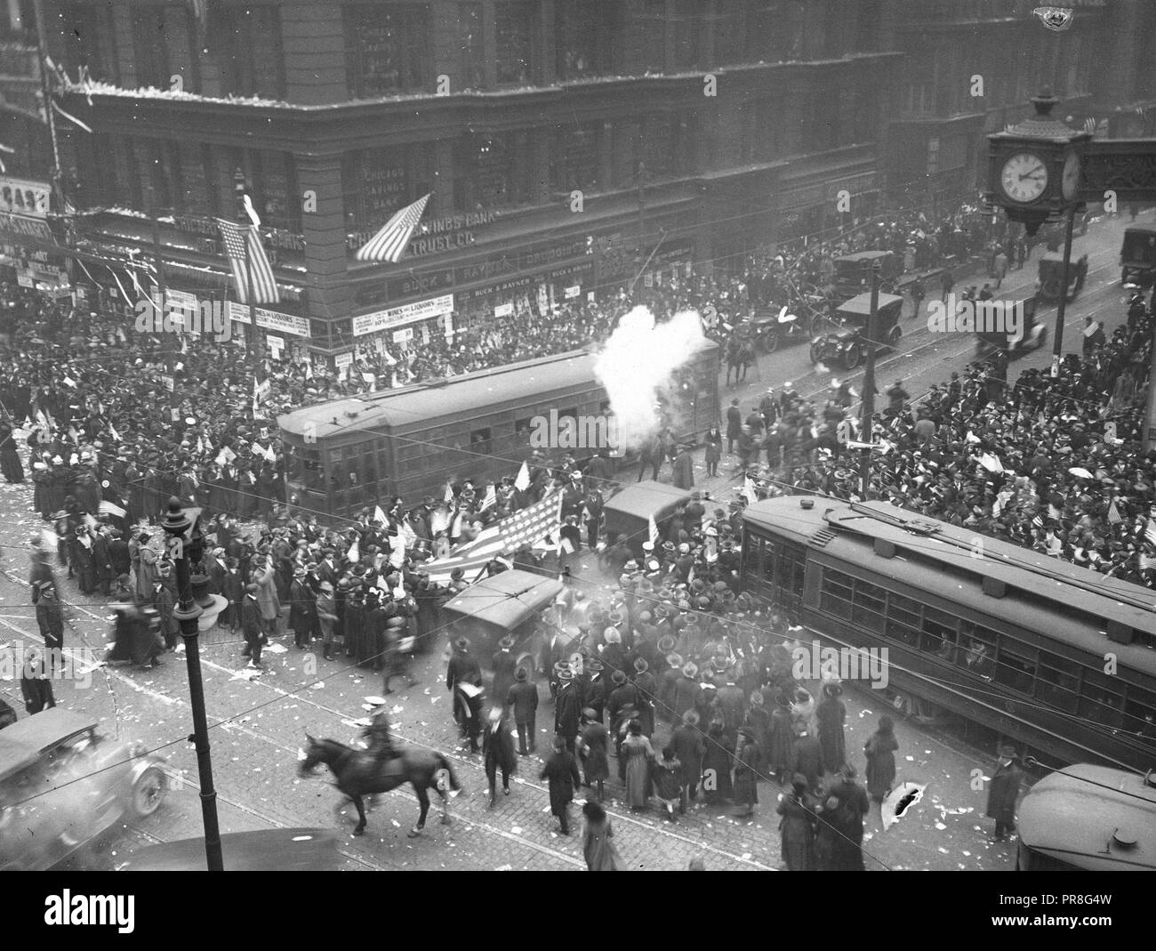 Chicago celebrates armistice hi-res stock photography and images - Alamy