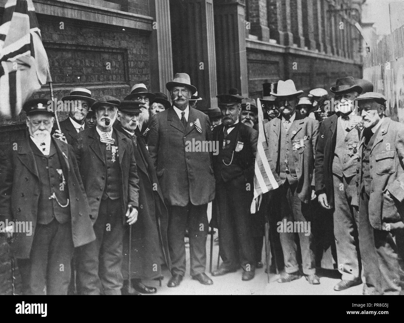 Independence Day in London, England. American Civil War Veterans at ...