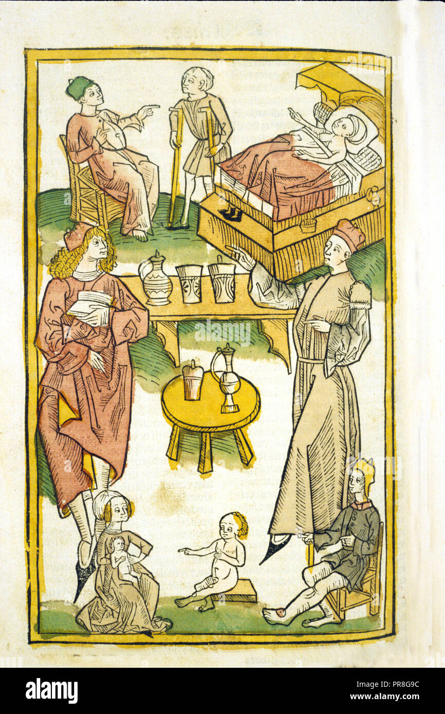 1400s book drawing hi-res stock photography and images - Alamy