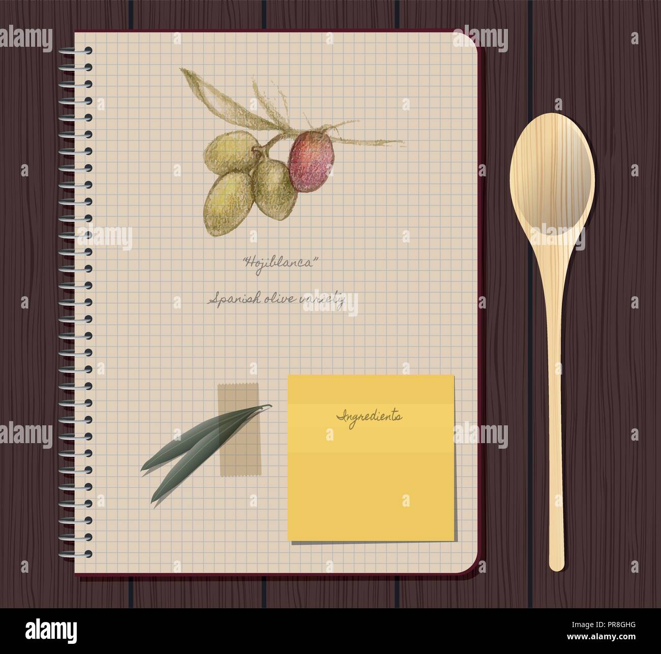 Design recipes book hand hi-res stock photography and images - Alamy