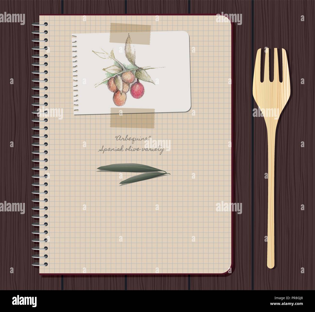 Design recipes book hand hi-res stock photography and images - Alamy