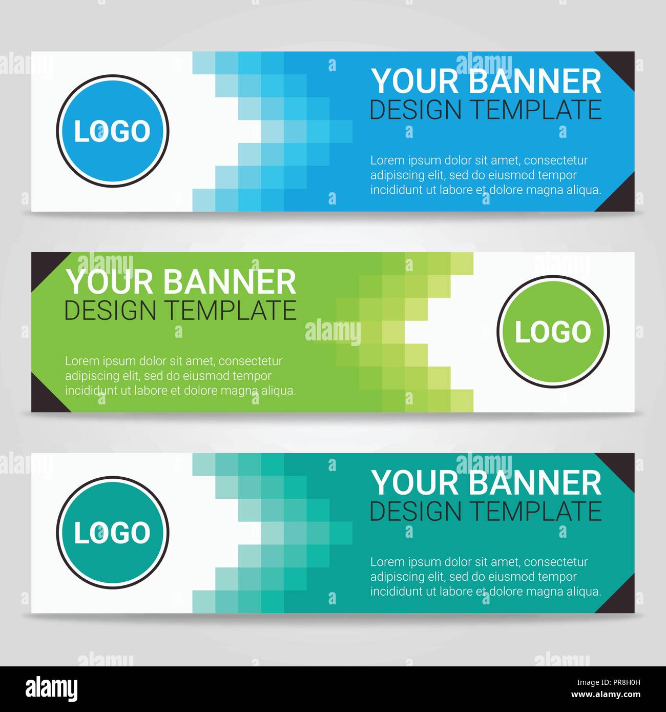 Abstract beautiful banner template background, Vector illustration ...
