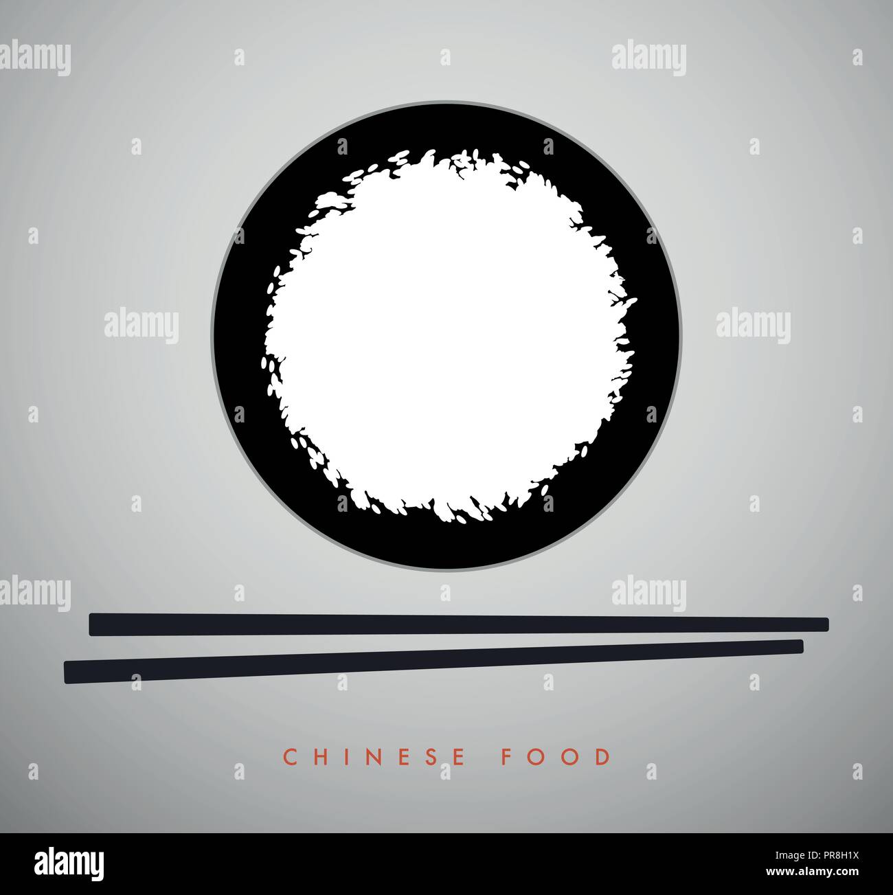 White rice bowl Stock Vector Image & Art - Alamy