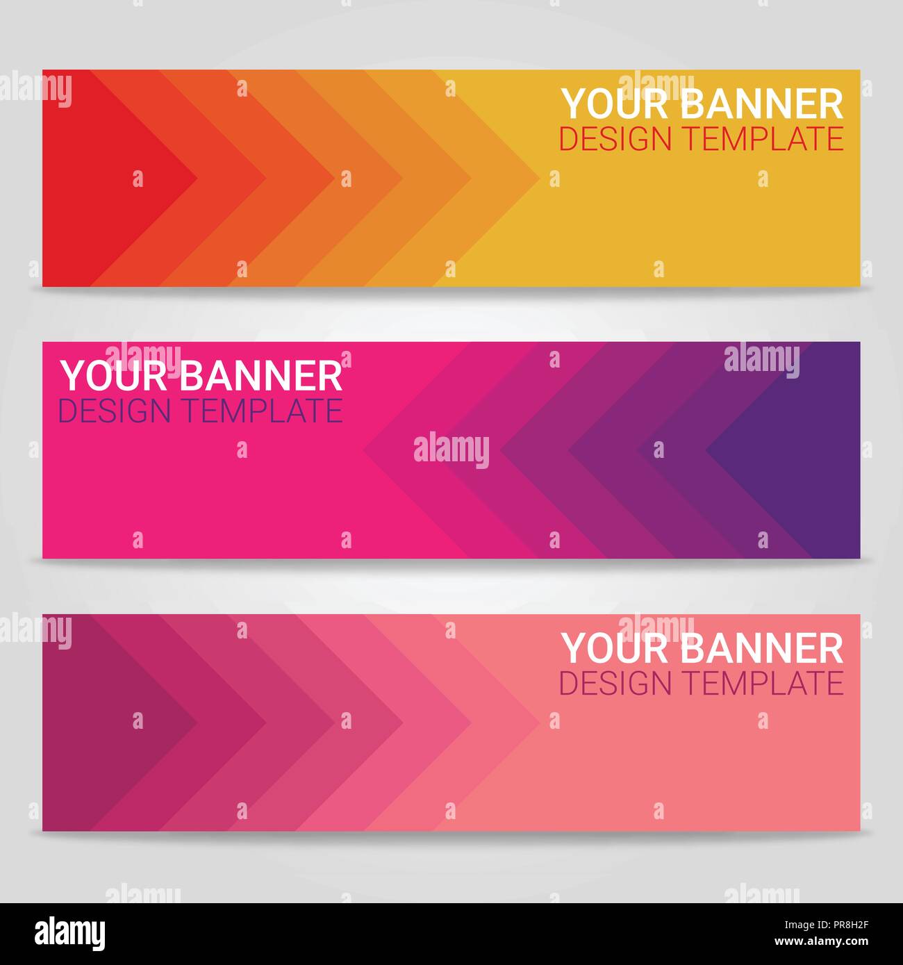 Abstract beautiful banner template background, Vector illustration ...
