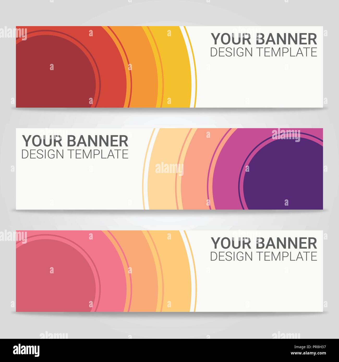 Abstract beautiful banner template background, Vector illustration ...