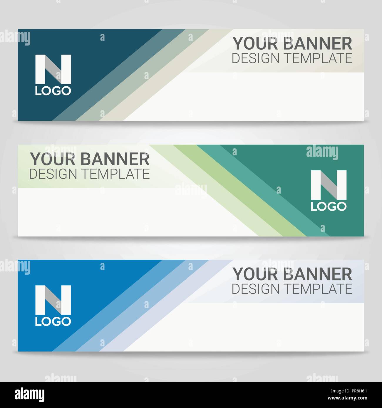 Abstract beautiful banner template background, Vector illustration ...