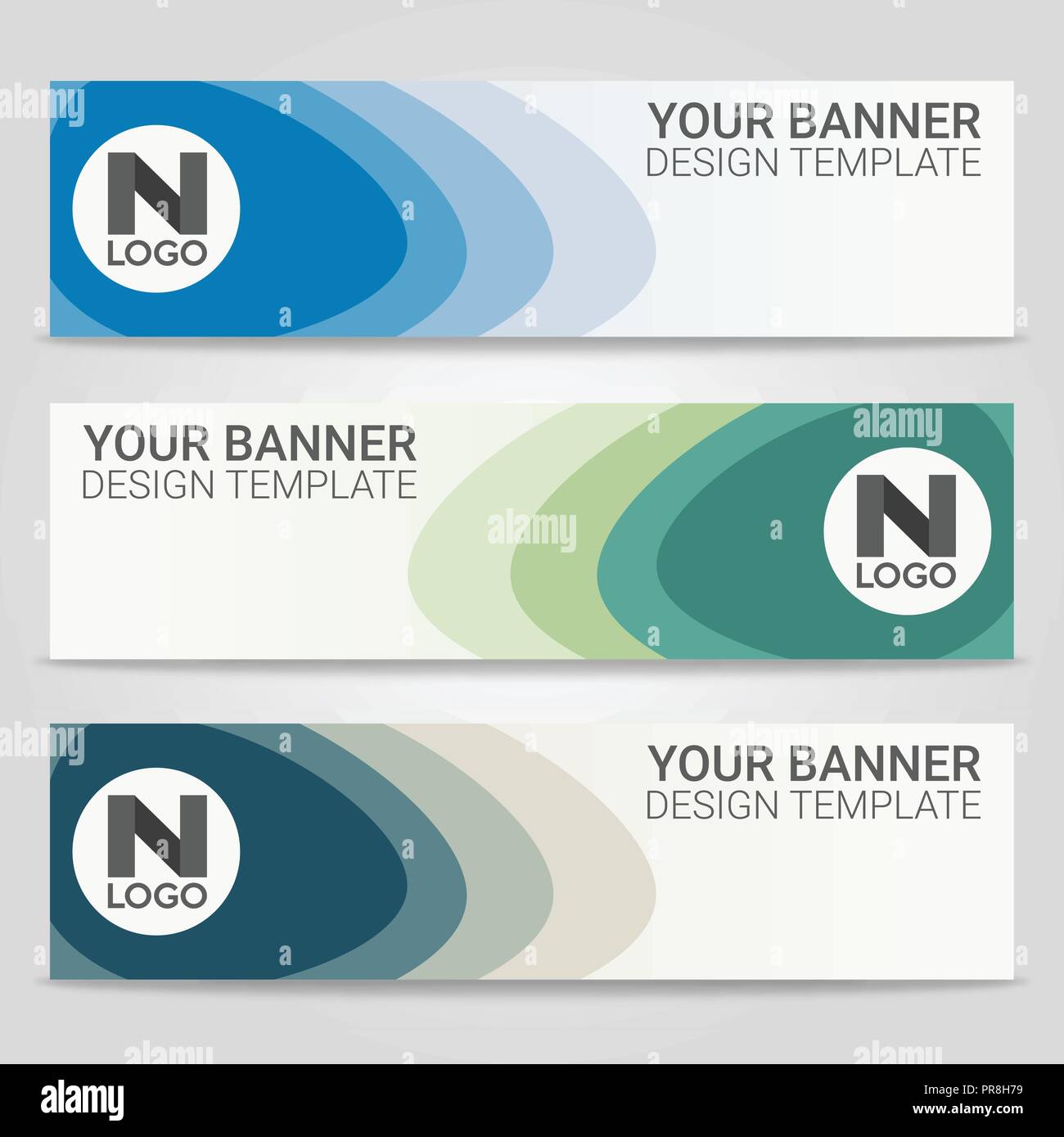 Abstract beautiful banner template background, Vector illustration ...