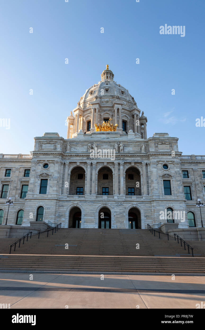Minnesota State Capitol Building in St. Paul. St. Paul, Minnesota, USA ...