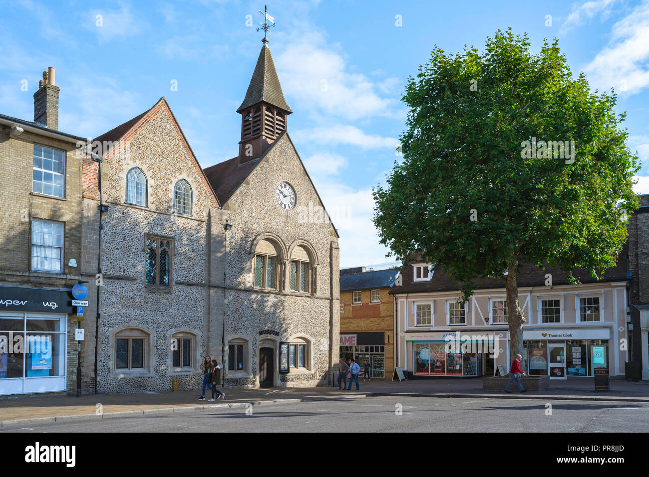 Moyses Hall Museum, view of 12th century medieval Moyses Hall Museum ...