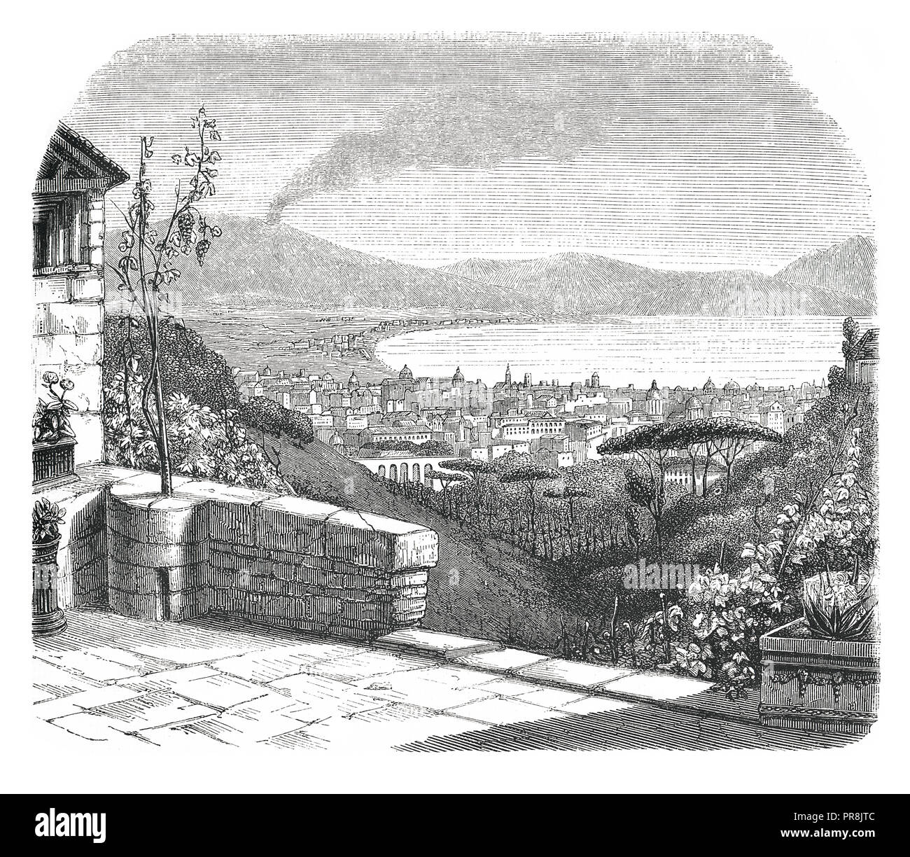 Mediterranean coastal town Cut Out Stock Images & Pictures - Alamy