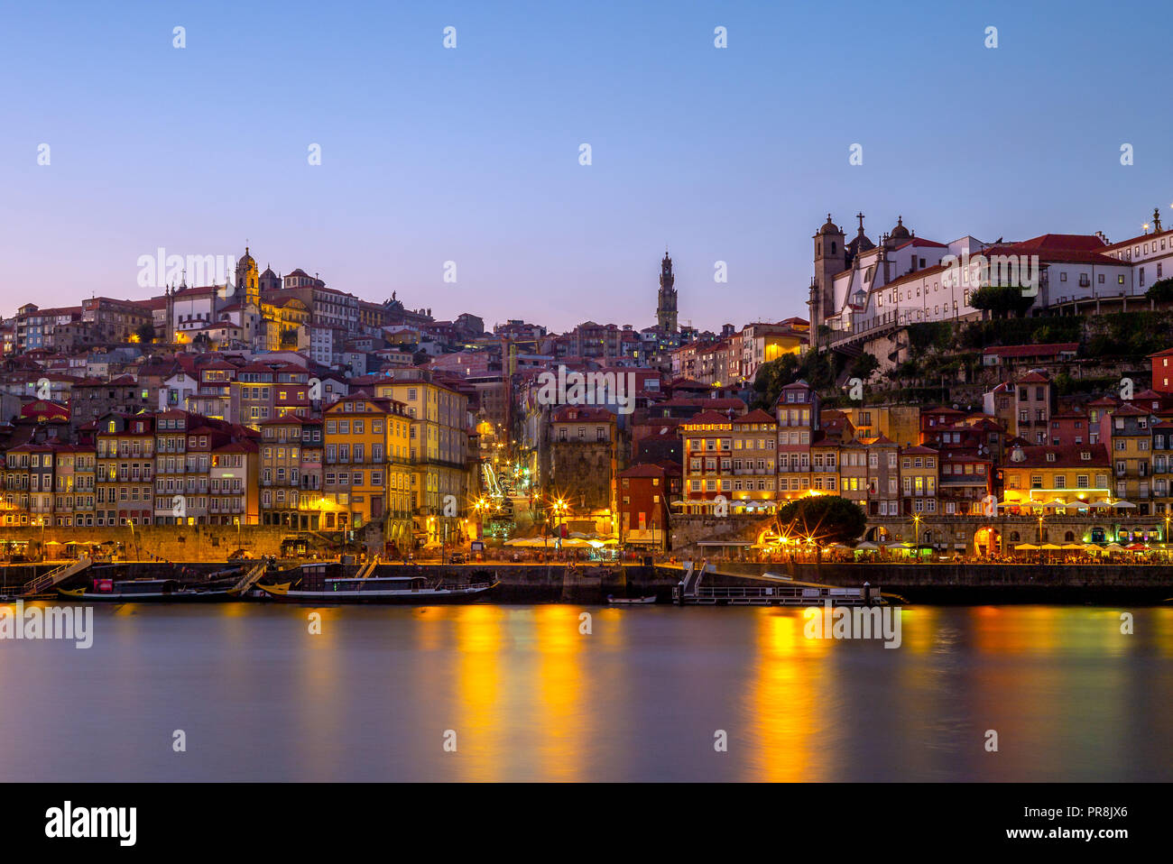 Ribeira Square at Porto by Douro River, Portugal Stock Photo - Alamy