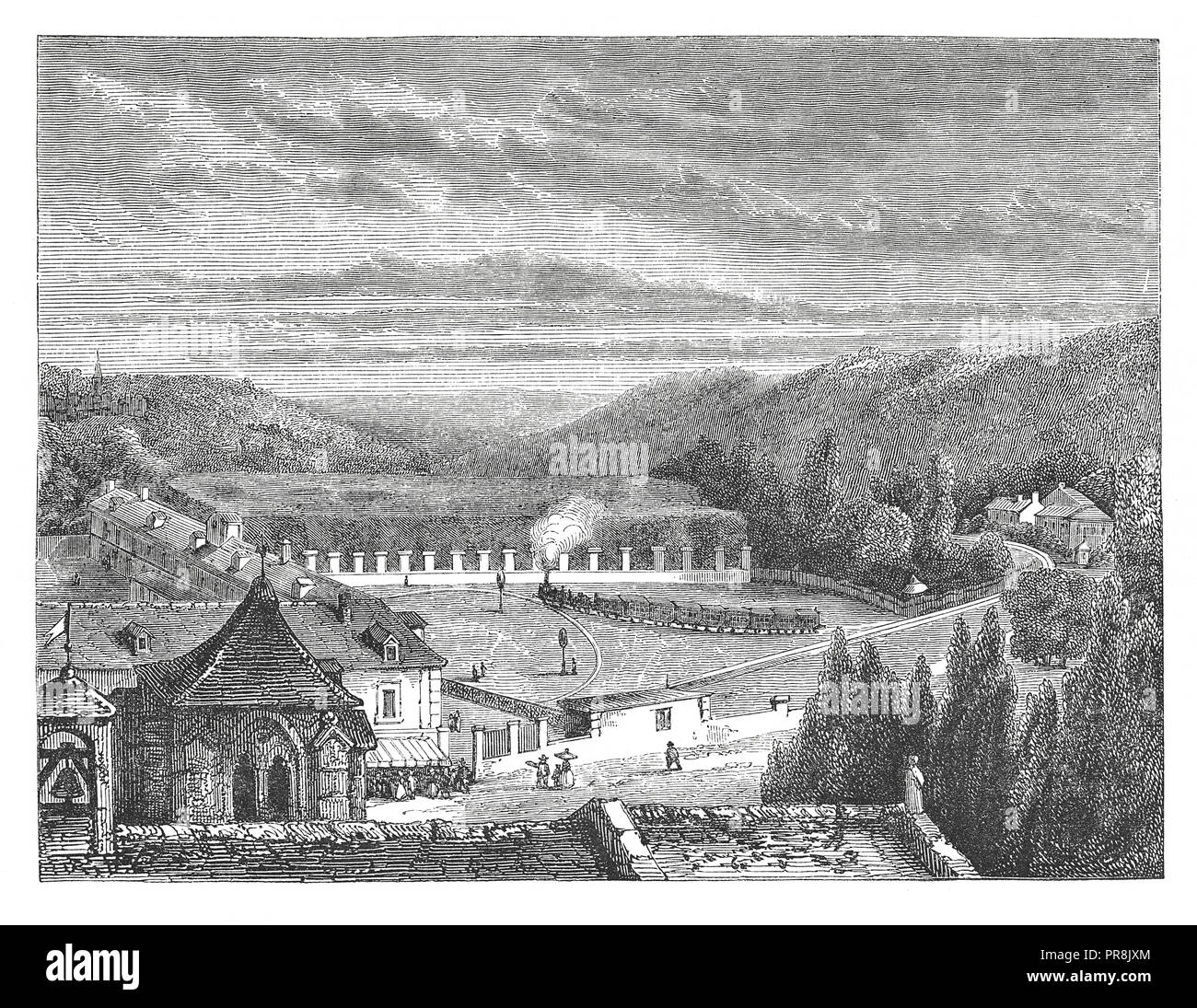 19th century view small Cut Out Stock Images & Pictures - Alamy