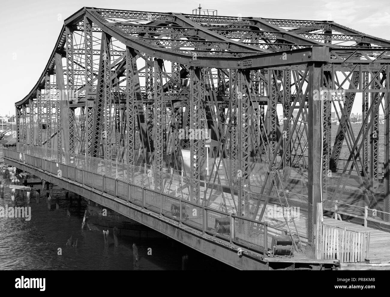 Old Northern Avenue Bridge Boston Harbor Massachusetts Stock Photo - Alamy