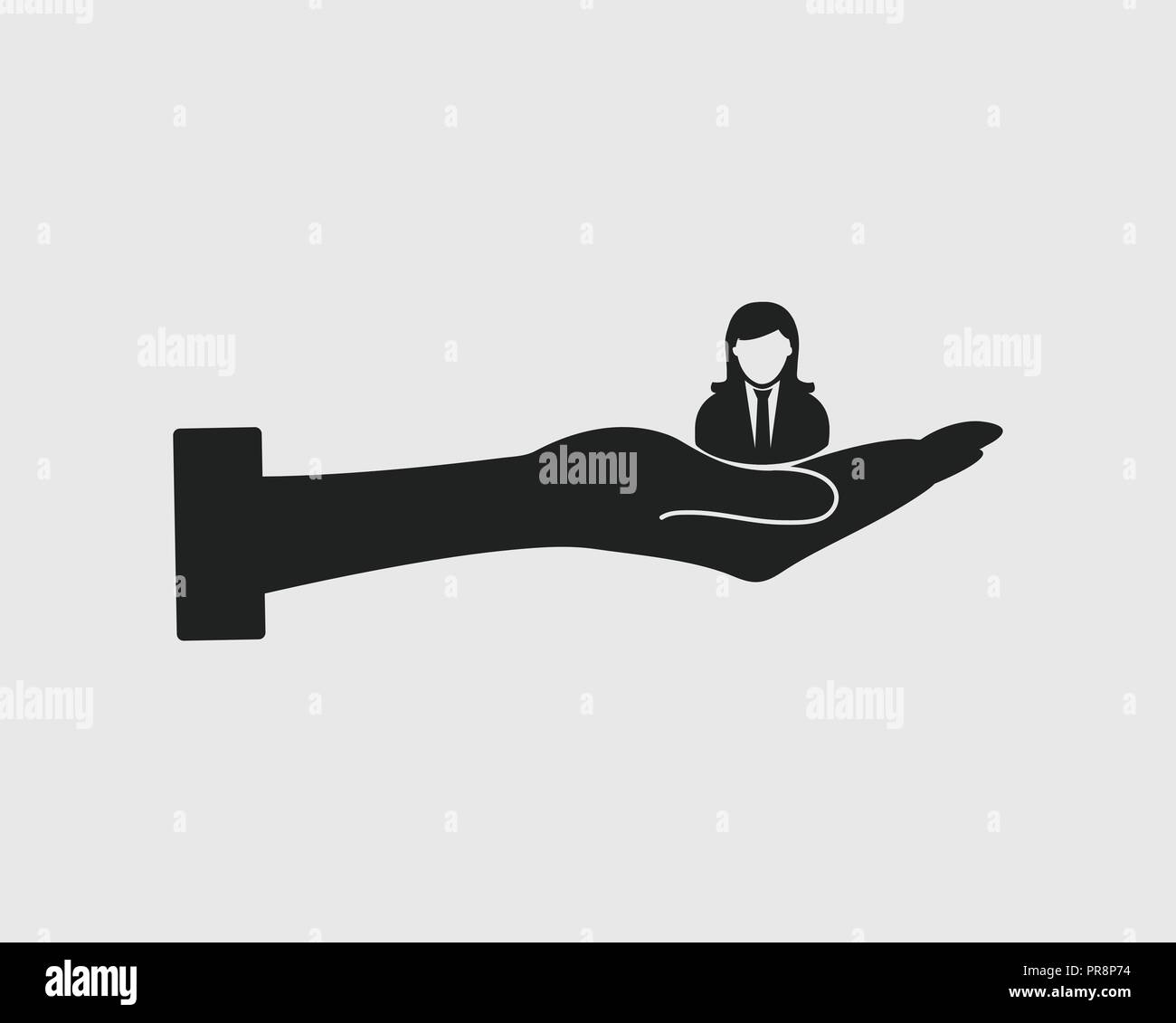 Customer retention icon happy Stock Vector Images - Alamy