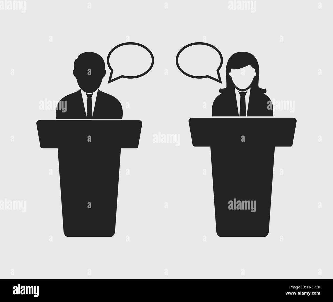 Duel female Stock Vector Images - Alamy