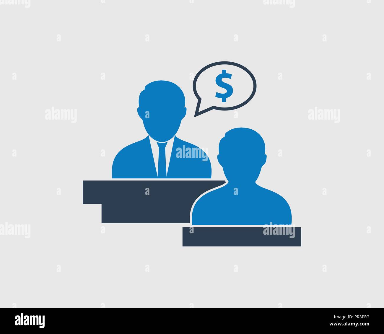 Financial advice client Stock Vector Images - Alamy