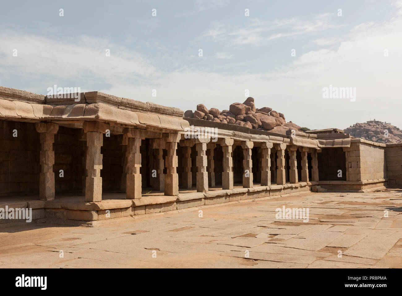 Hampi bazaar hi-res stock photography and images - Alamy