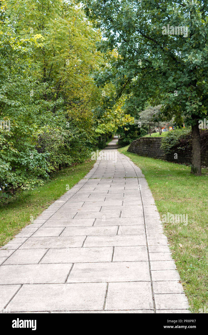 A pathway for walking or bicycling Stock Photo - Alamy