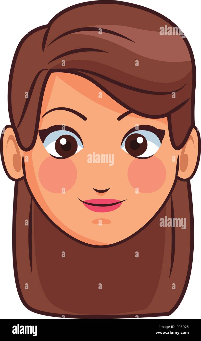 Woman face cartoon Stock Vector Image & Art - Alamy