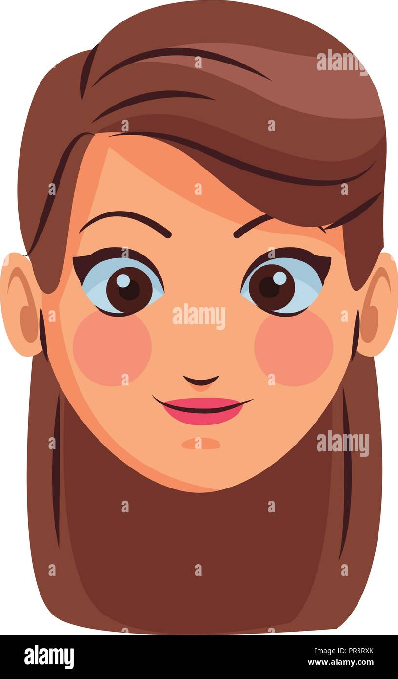 Woman face cartoon Stock Vector Image & Art - Alamy