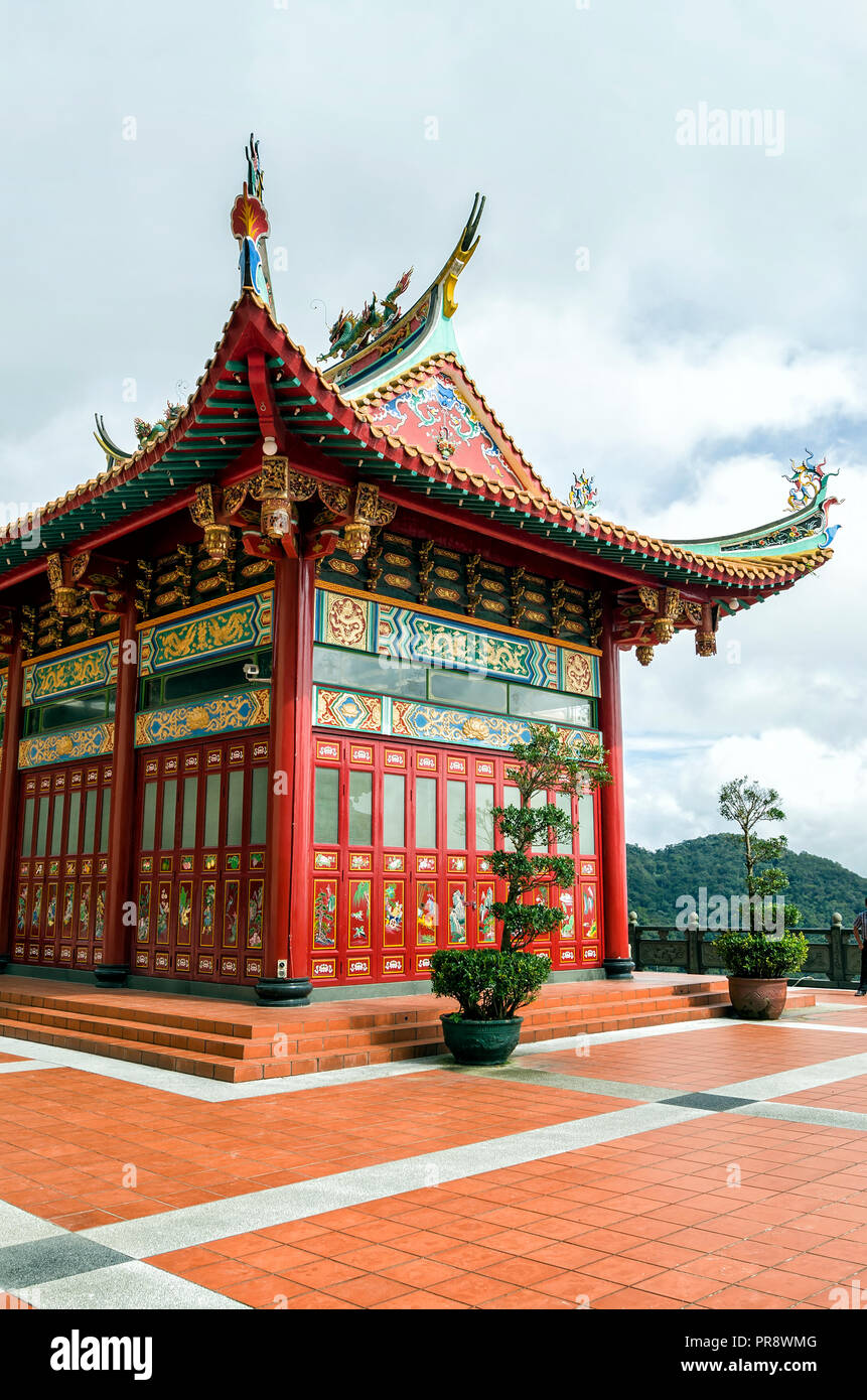 The scenic site of Chin Swee Caves Temple, Genting Highland, Malaysia ...