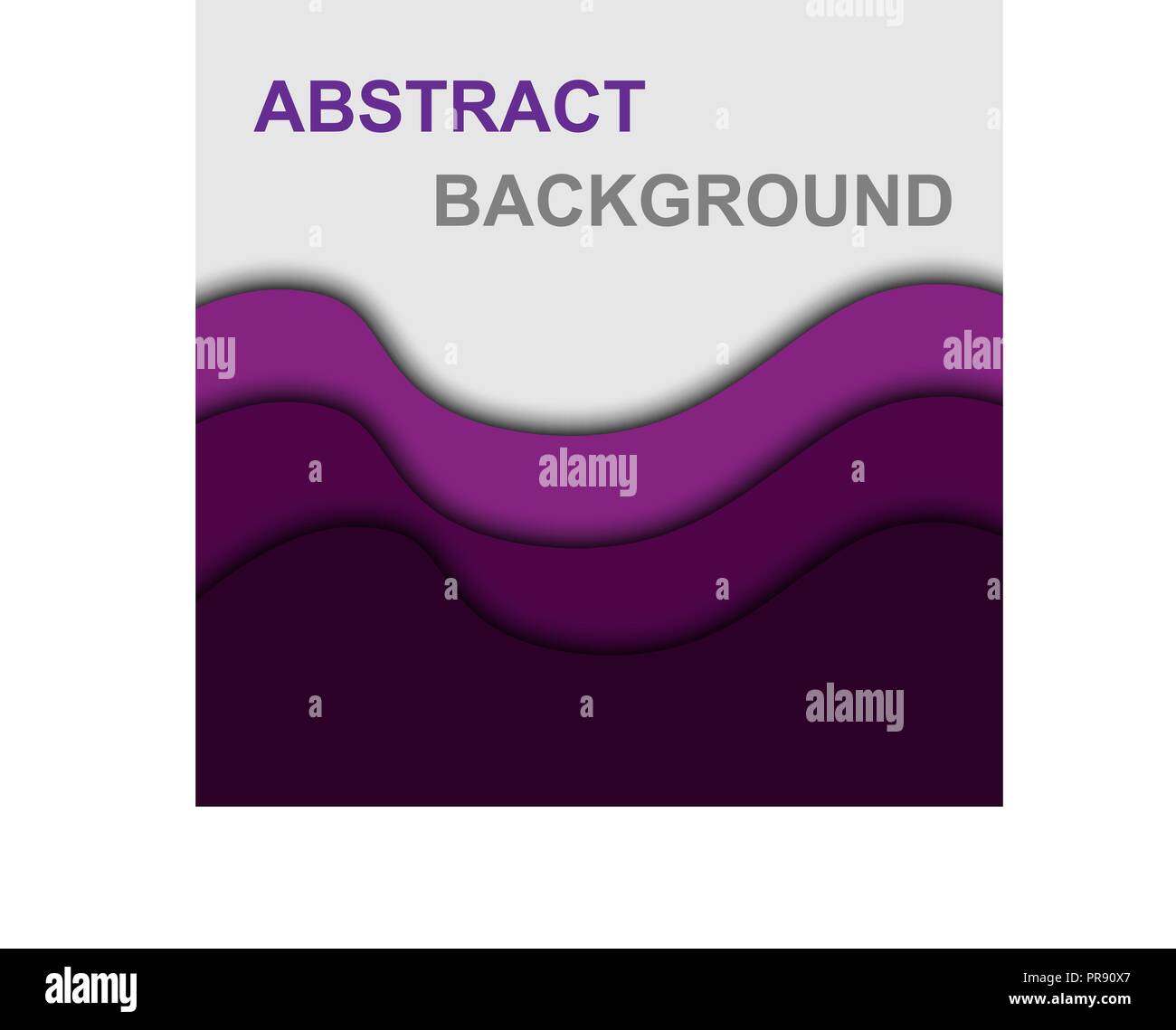 Violet curve shape abstract background, stock vector Stock Vector Image ...