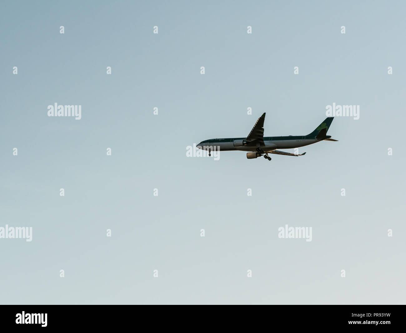Orlando, Florida - March 17, 2018: Photo of an Aer Lingus commercial ...