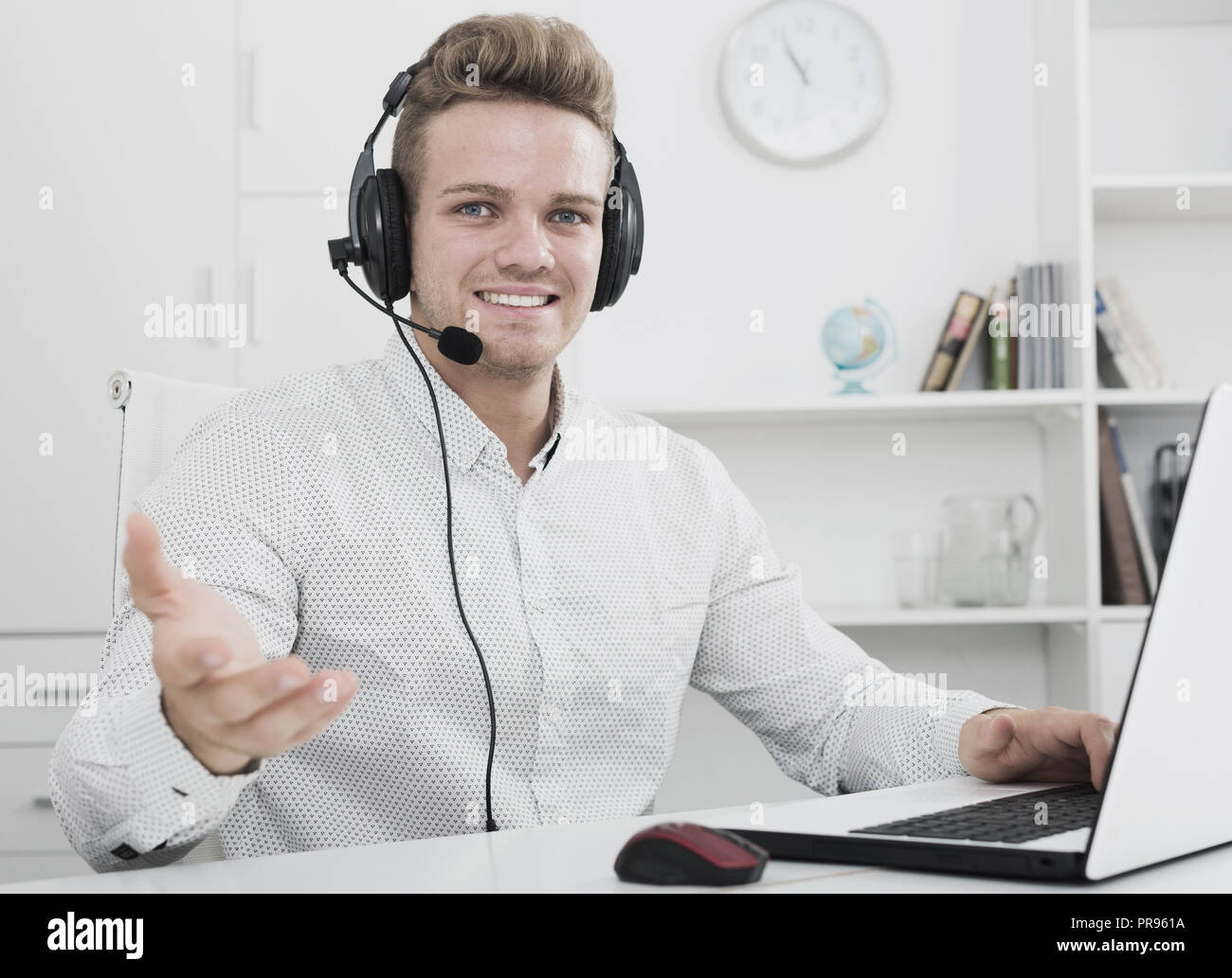 Person inviting you to join them hi-res stock photography and images ...