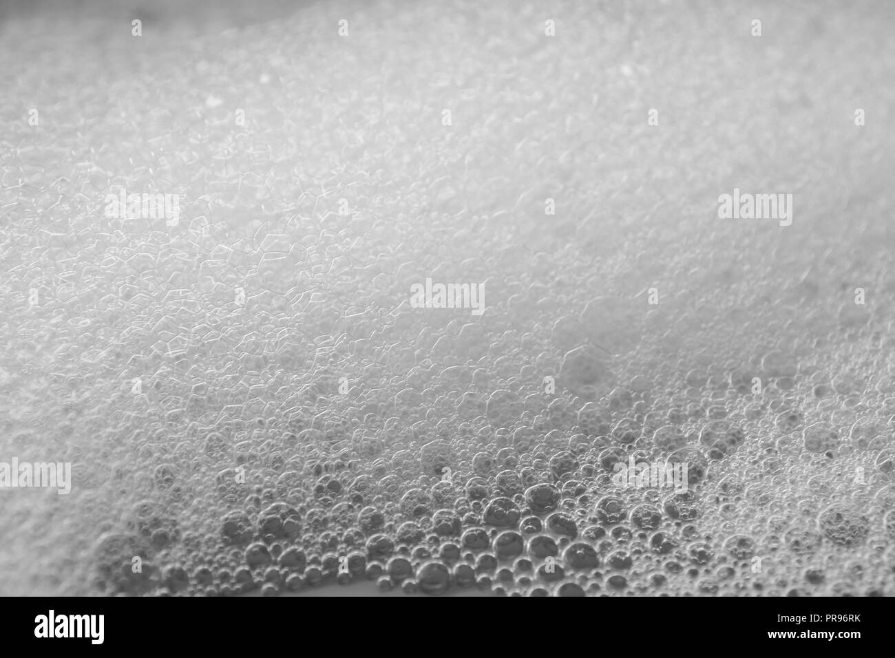 white foam texture abstract background closeup Stock Photo - Alamy