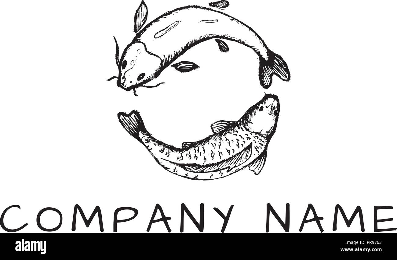 Fishing vector logo image Stock Vector Image & Art - Alamy