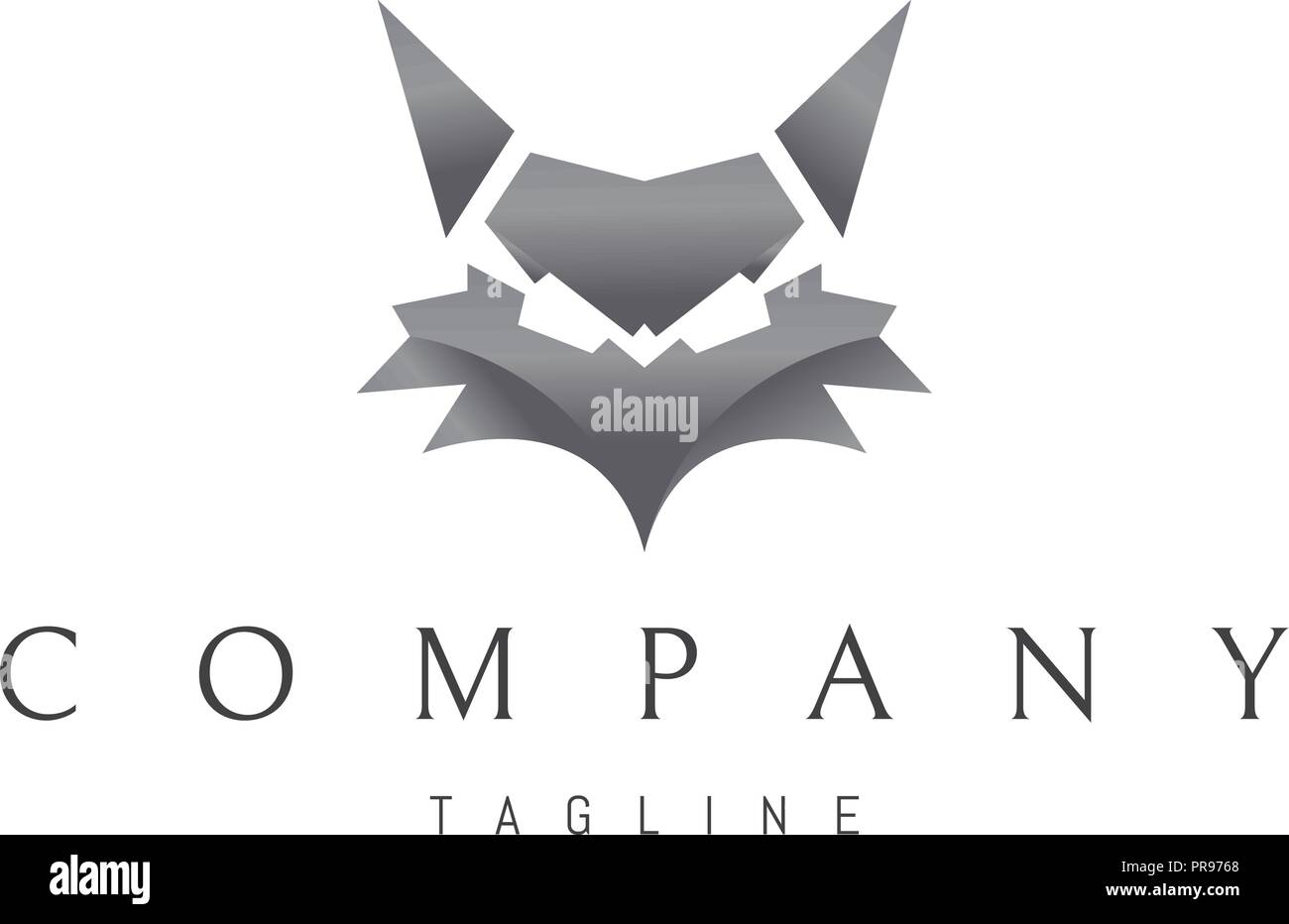 Metal wolf head ancient Stock Vector Images - Alamy