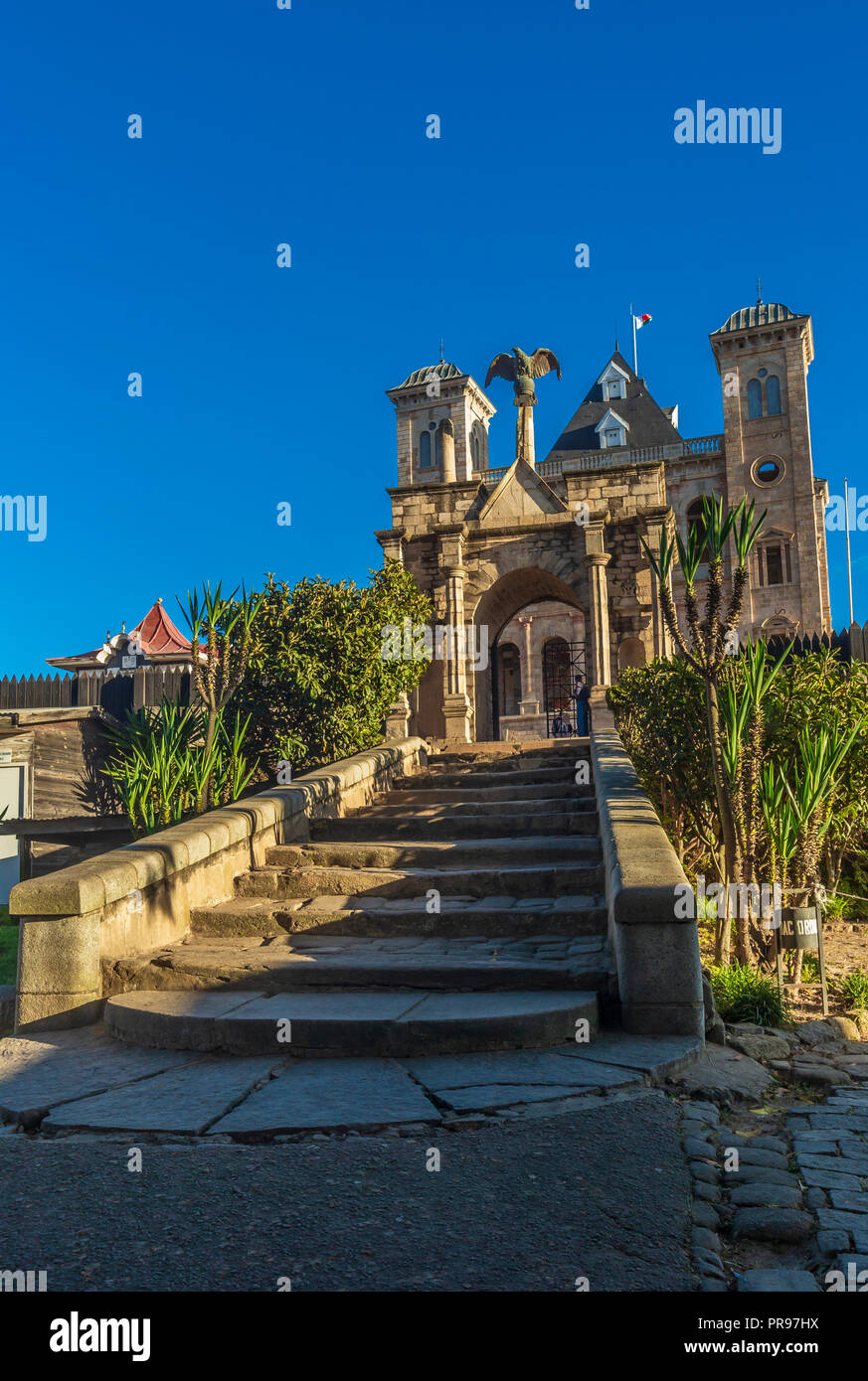 The rebuild palace of Rova in Antananarivo Stock Photo - Alamy