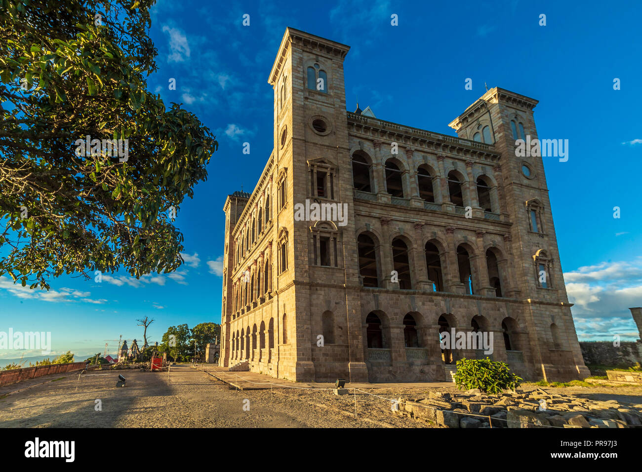 The rebuild palace of Rova in Antananarivo Stock Photo - Alamy