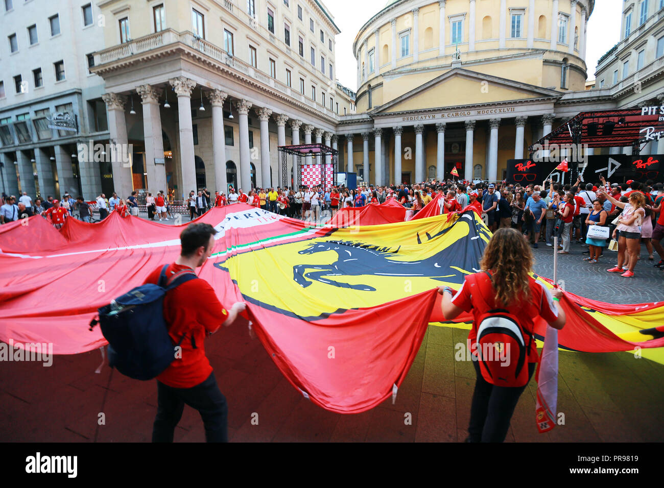 Formula 1 Milan Festival 2018 in Darsena, Milan ahead of the 2018 F1 ...