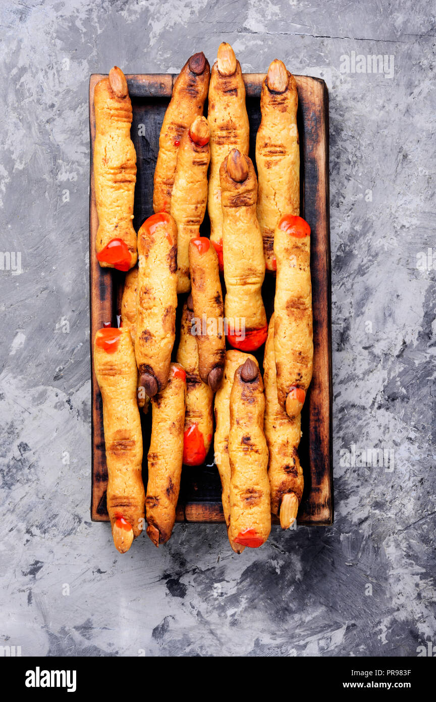 Finger food pumpkin cookies hi-res stock photography and images - Alamy