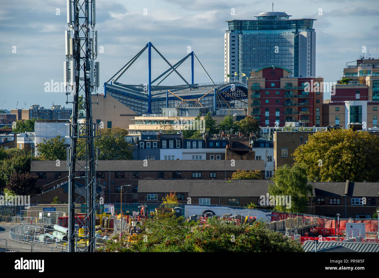 Chelsea Football Club's football ground, Stamford Bridge Stock Photo ...