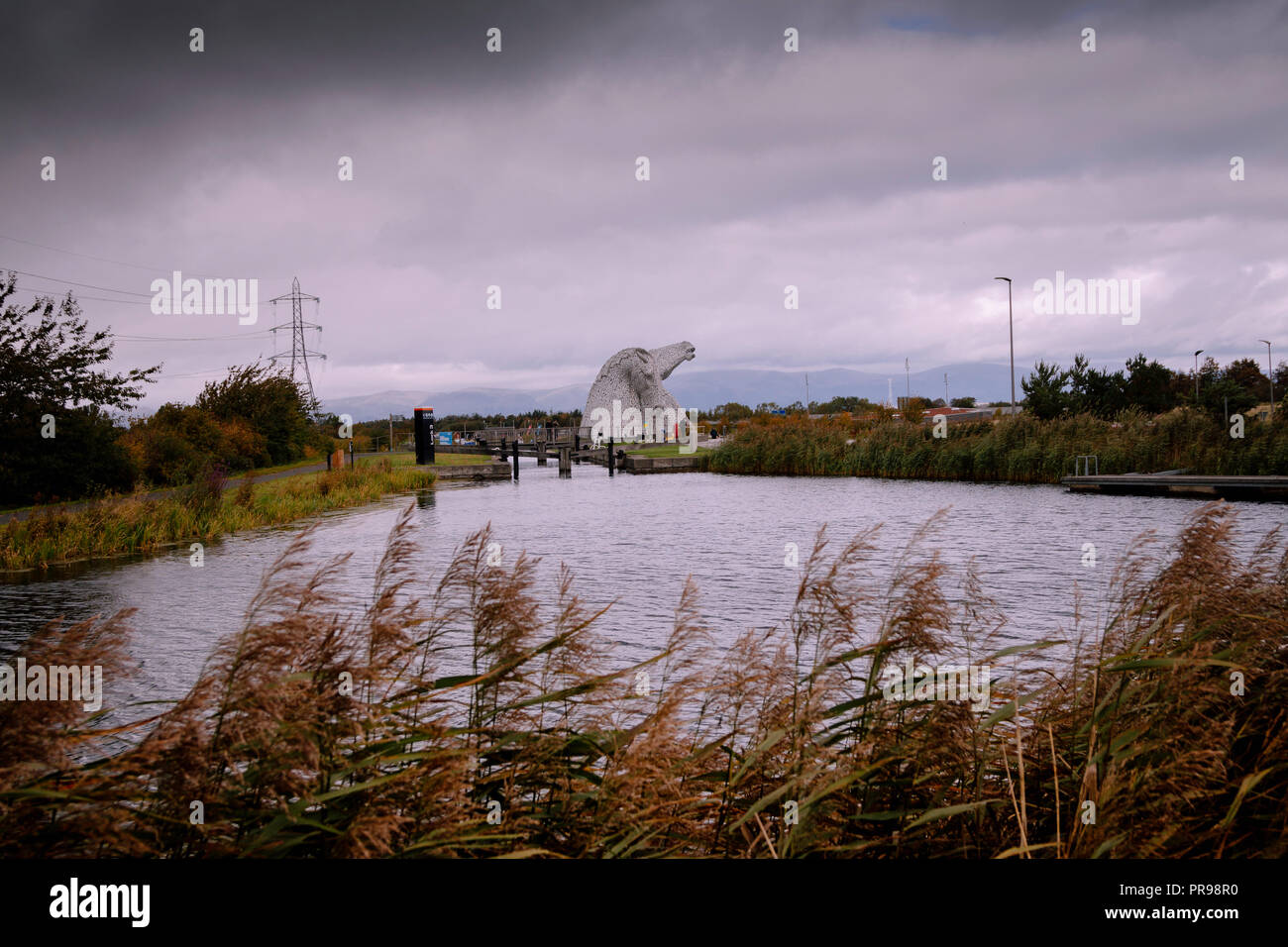 The Kelpies Sculptures Falkirk Helix Park Scotland 2018 Stock Photo - Alamy