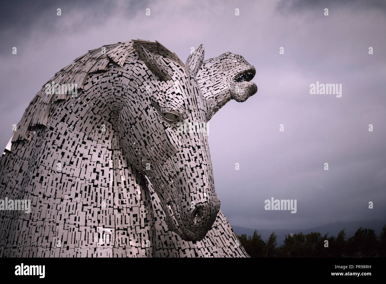 The Kelpies Sculptures Falkirk Helix Park Scotland 2018 Stock Photo - Alamy