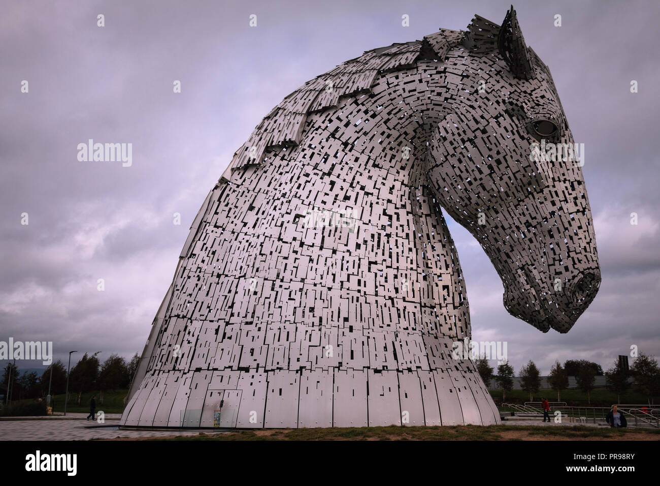 The Kelpies Sculptures Falkirk Helix Park Scotland 2018 Stock Photo - Alamy